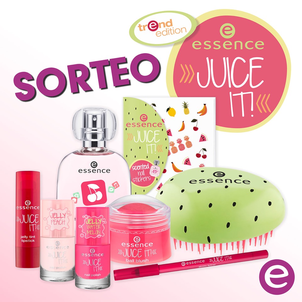 Juice It! Sorteo delicioso Essence + Primor