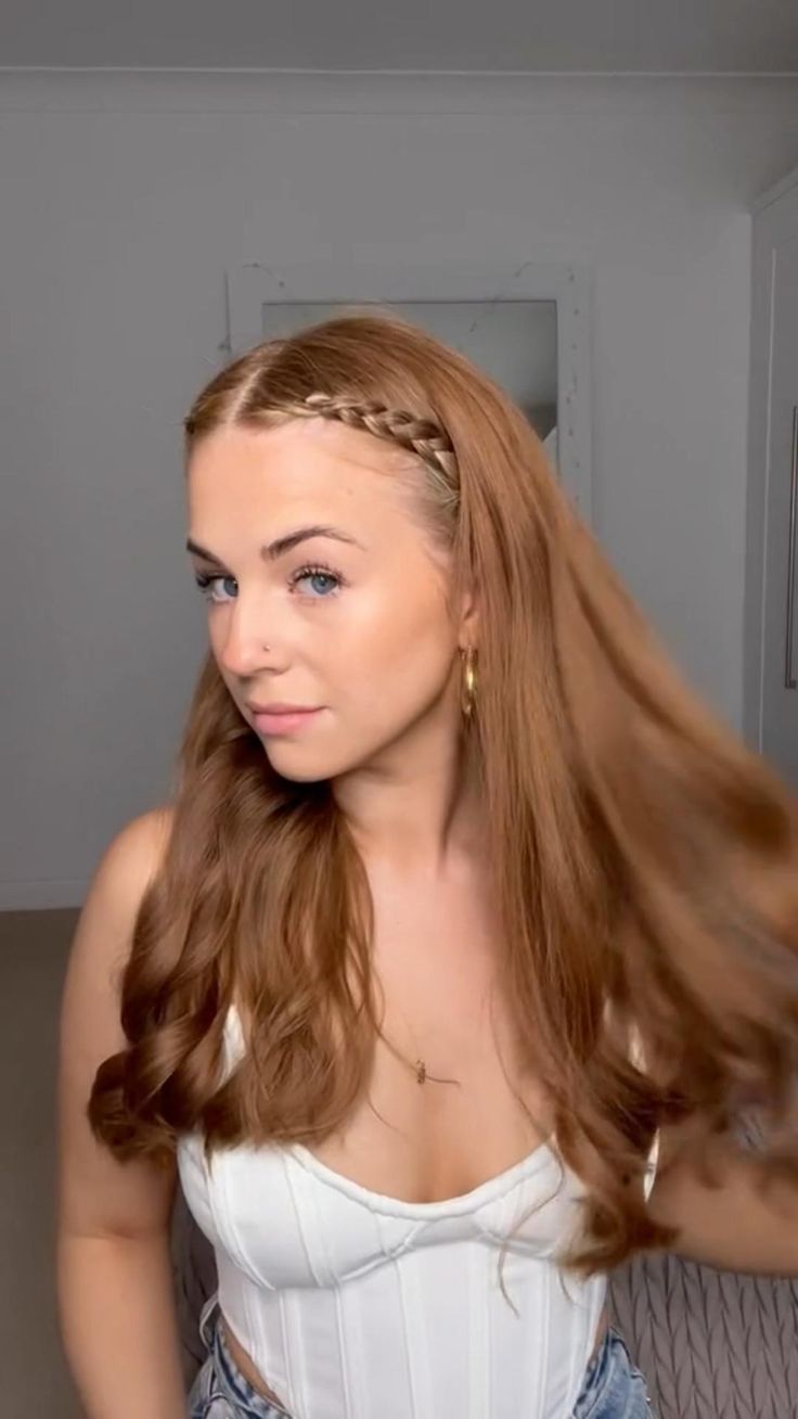 Las 7 mejores ideas de peinados con trenzas y pelo suelto