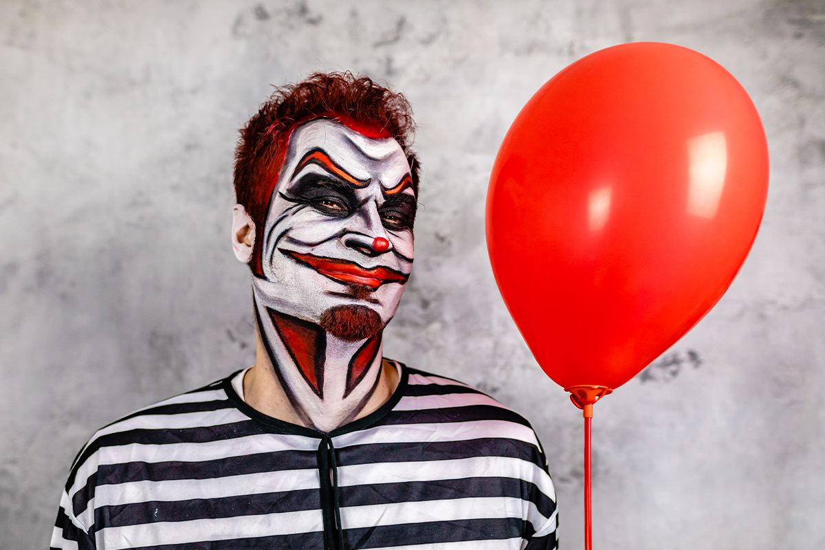 Maquillaje de payaso para Halloween: paso a paso.